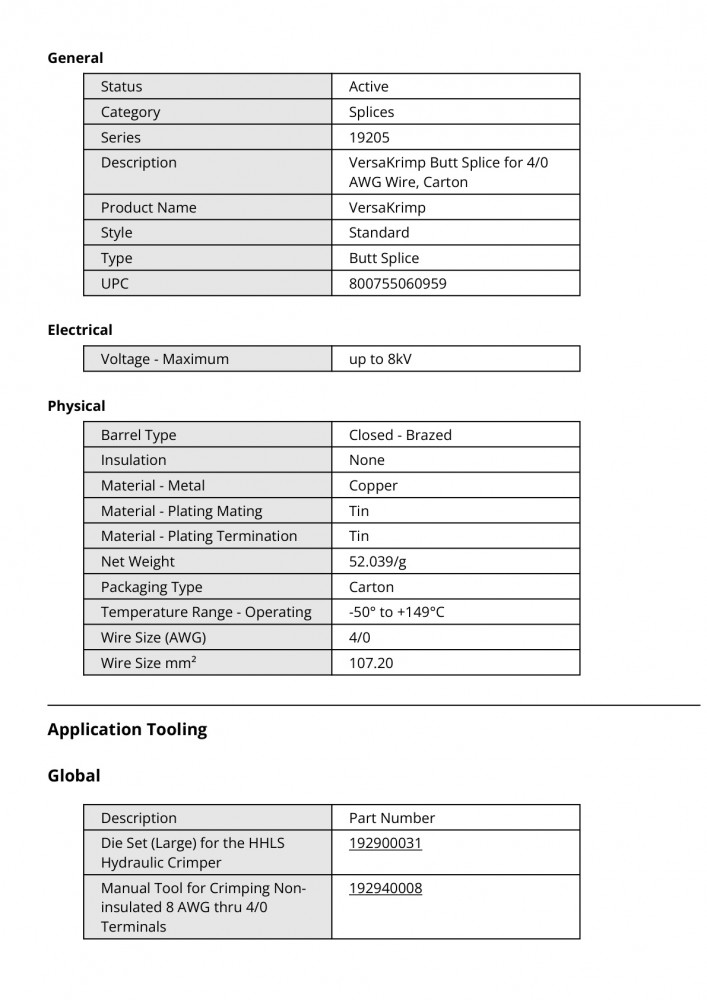 MOLEX 192050013 document image, page 2