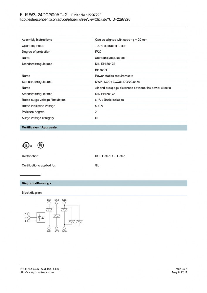 Phoenix Contact 2297293 technical document page 3