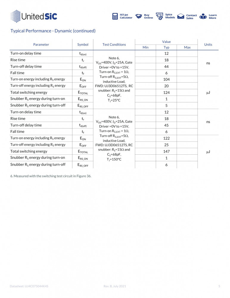 UJ4C075044K4S datasheet page 5