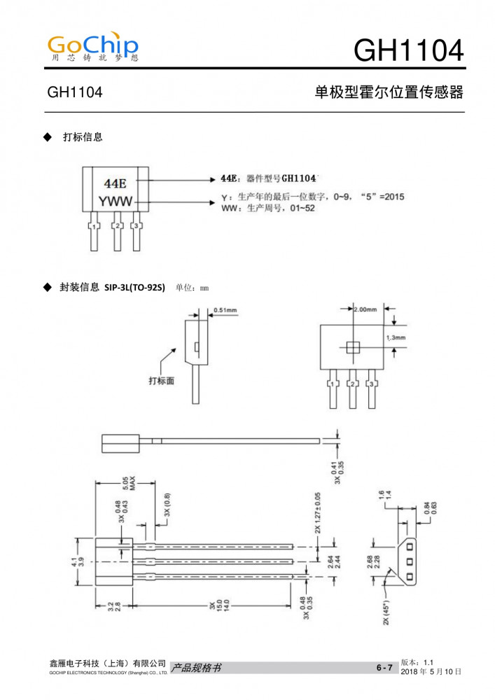 GH1104ESW datasheet page 6