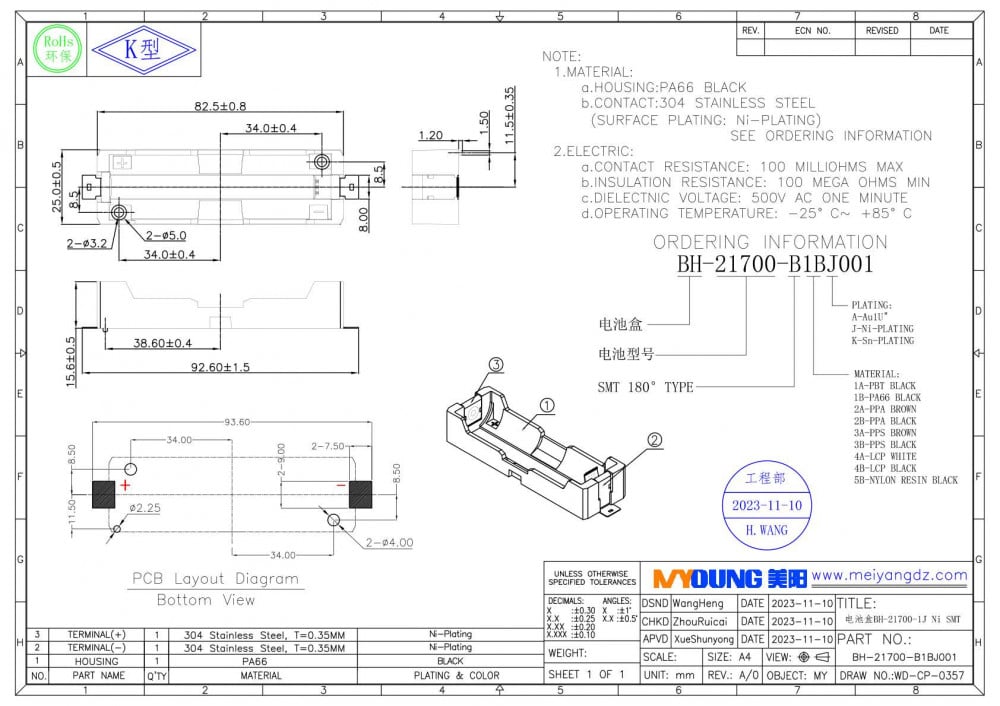 BH-21700-B1BJ001 product document preview