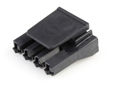 Sabre Receptacle Housing, 7.50mm Pitch, UL 94V-2, 5 Circuits, Glow-Wire Capable, Black
