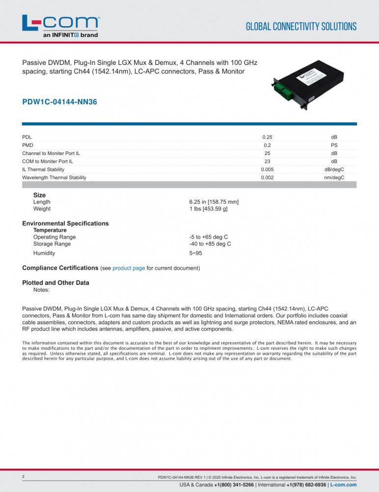 PDW1C-04144-NN36 product documentation page 2