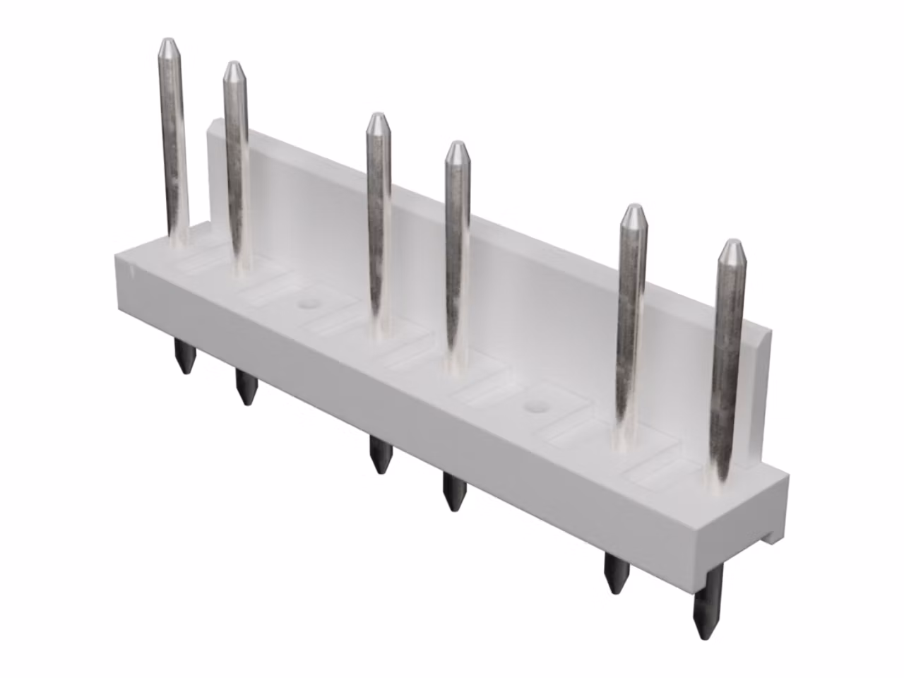 KK Header, Vertical, with Polarizing Backwall, 8 Circuits, Tin (Sn) Plating, Circuits 3,6 Voided for sale