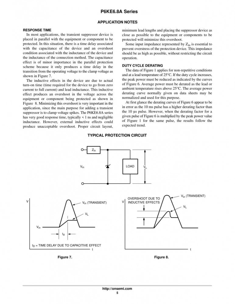 onsemi P6KE47ARLG datasheet page 5