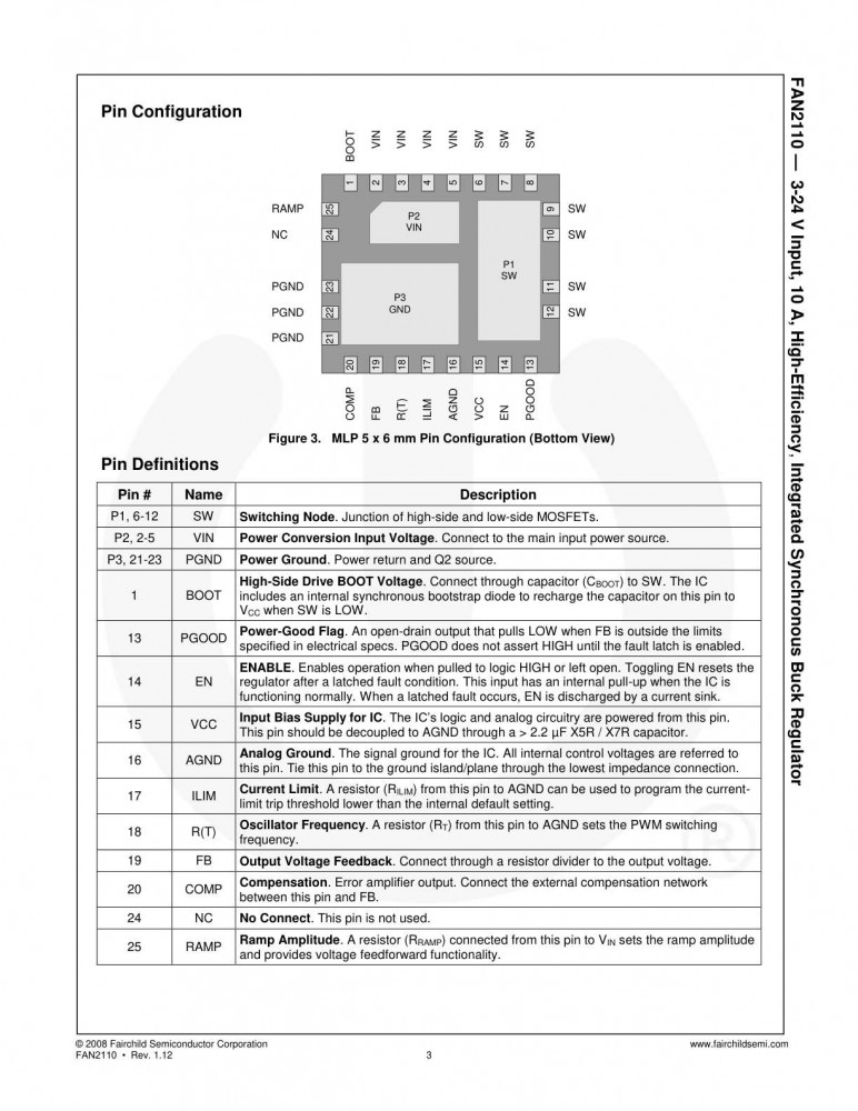 FAN2110 datasheet page 4