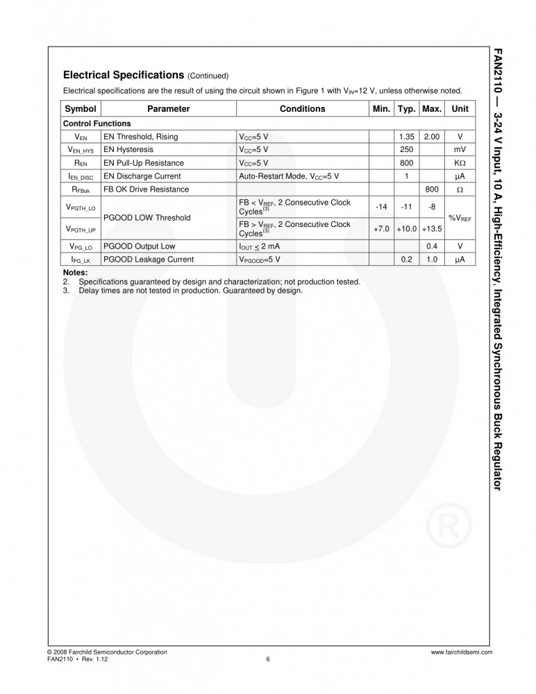 FAN2110 datasheet page 7