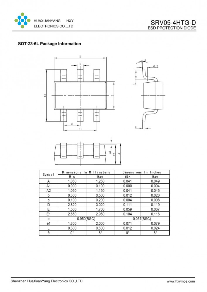 SRV05-4HTG-D-HXY datasheet page 4