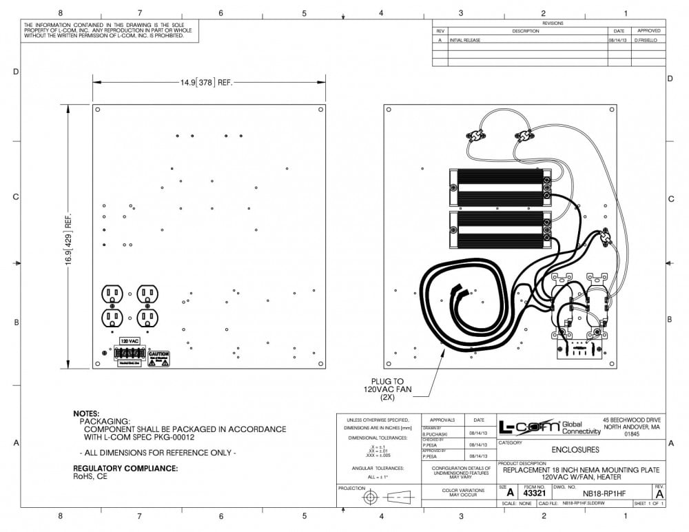 NB18-RP1HF technical document page