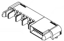2.54mm, 7.50mm Pitch EXTreme Ten60Power Right-Angle Plug Assembly, 2 Power Circuits, 15 Signal Circuits, 2 Power Circuits, Halogen Free