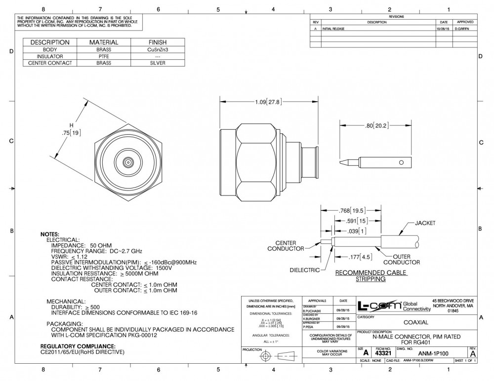 ANM-1P100 technical document preview