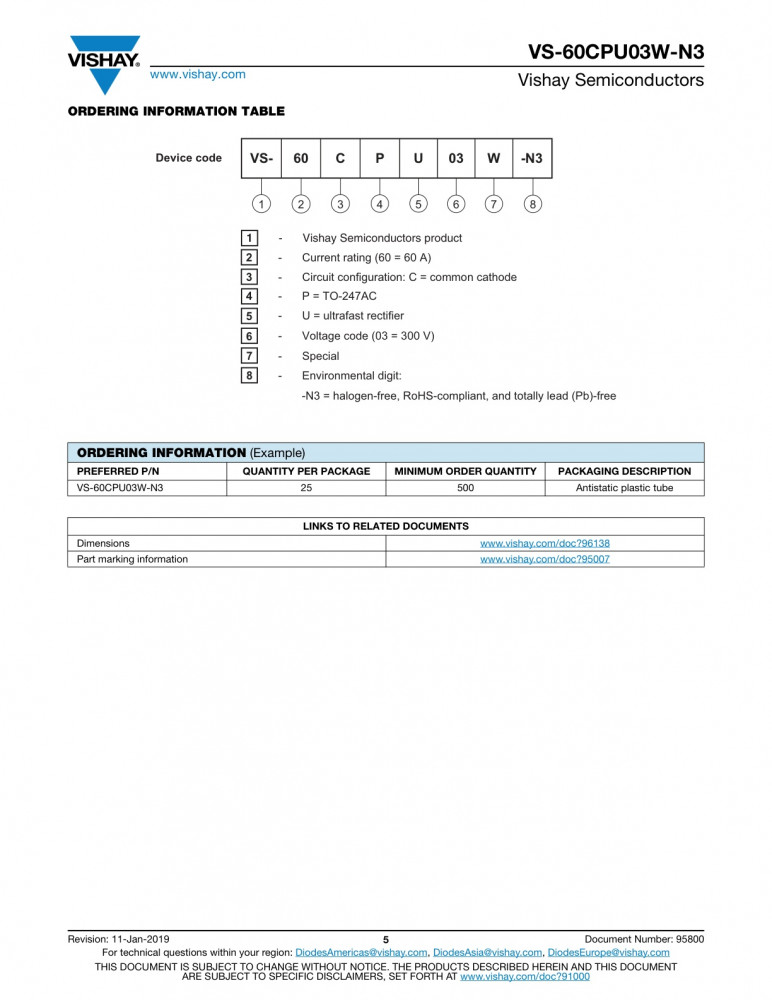 VS-60CPU03W-N3 datasheet page 5
