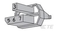 TE Connectivity 100526-5 Backplane Connector Accessory