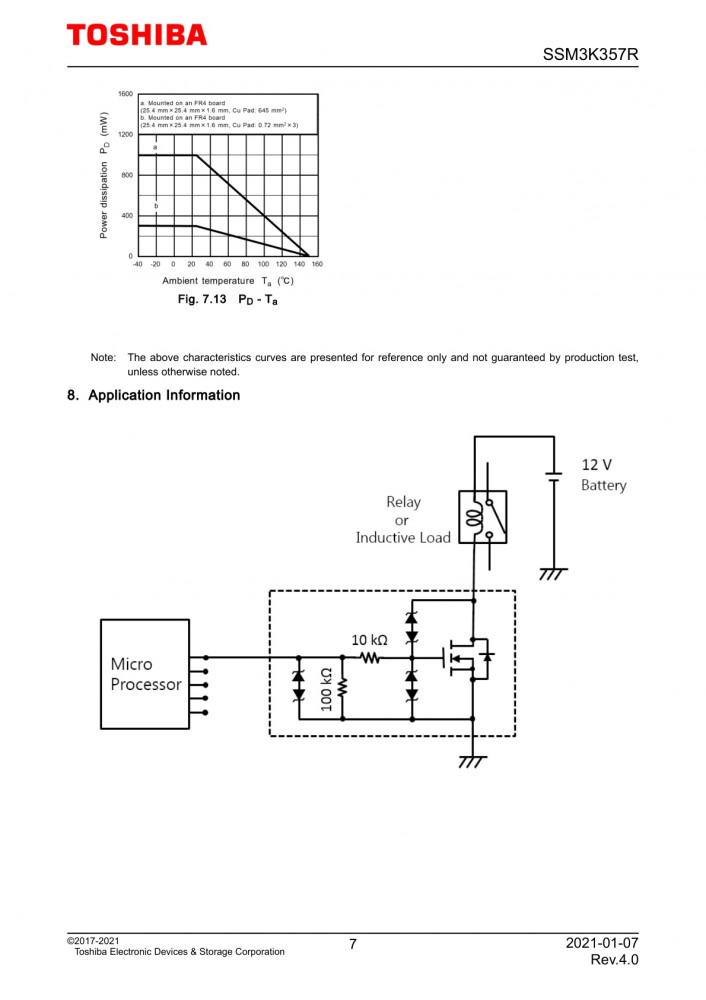 SSM3K357R,LF datasheet page 7