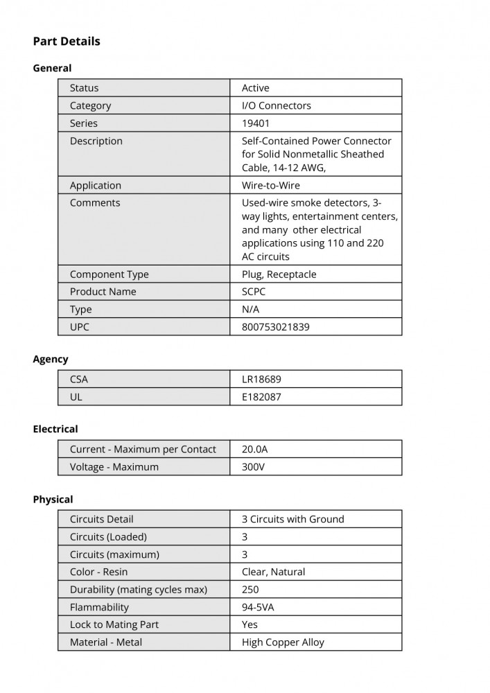MOLEX 194011000 document page 2
