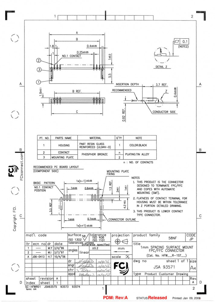 HFW connector document page 3