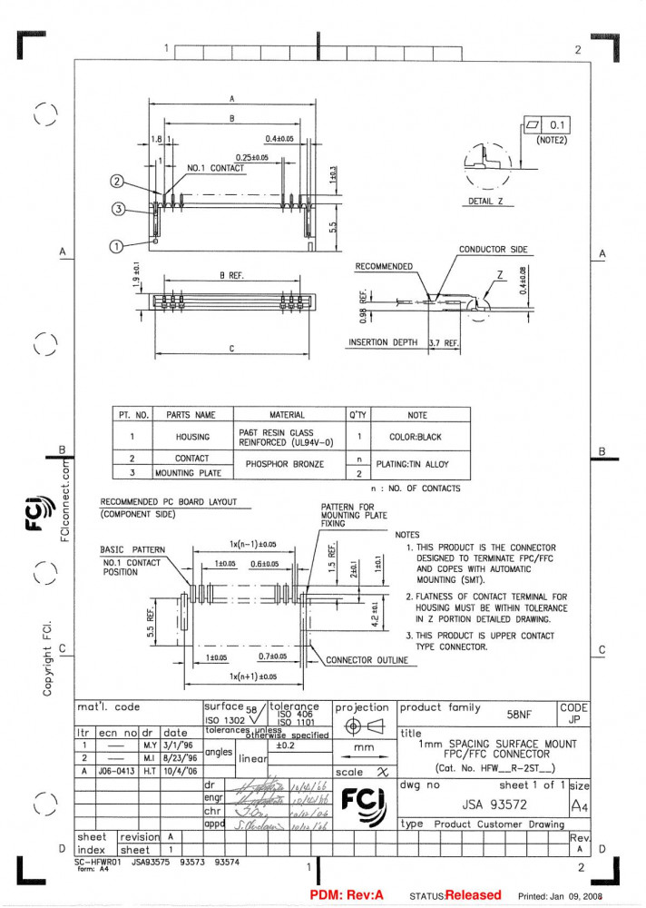 HFW connector document page 4