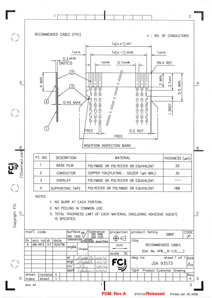 HFW connector document page 8