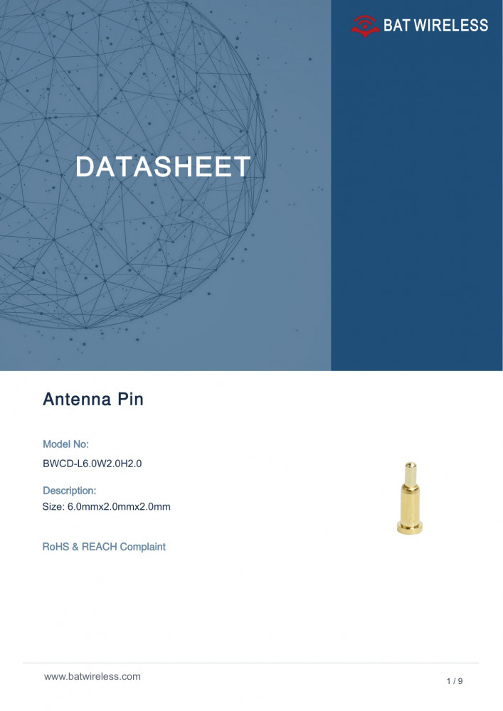 BWCD-L6.0W2.0H2.0 datasheet page 1