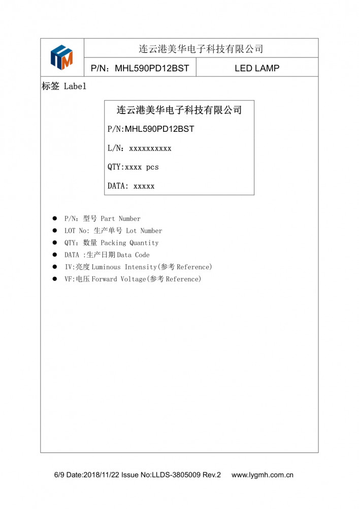 MHL590PD12BST datasheet page 6