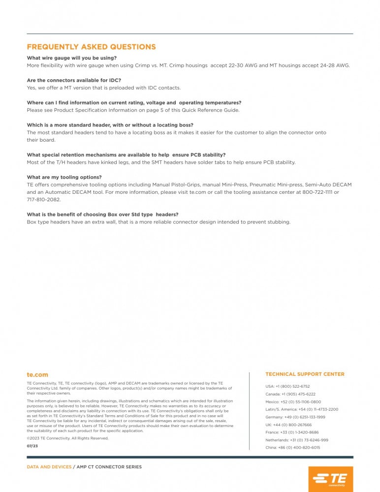 TE AMP CT guide page 9