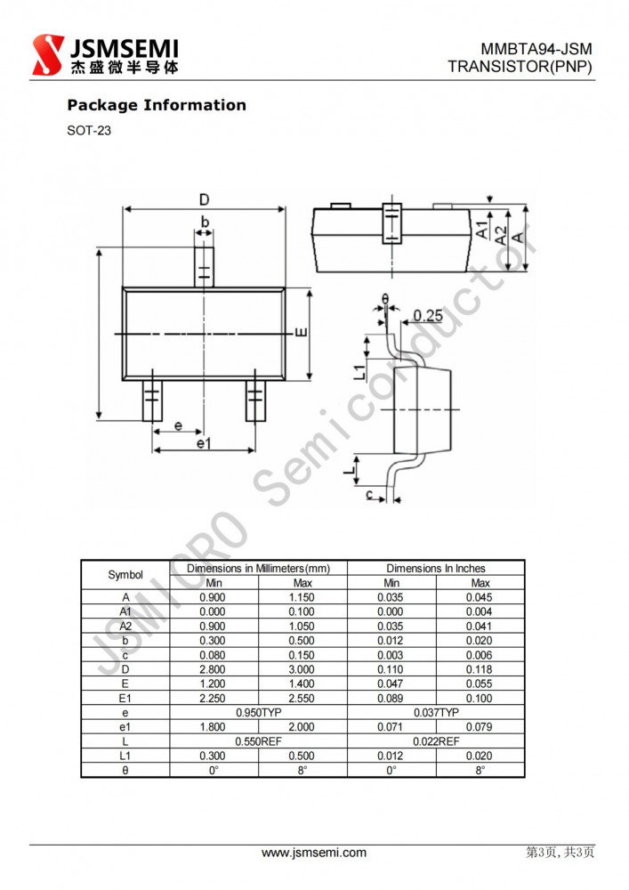 MMBTA94-JSM datasheet page 3