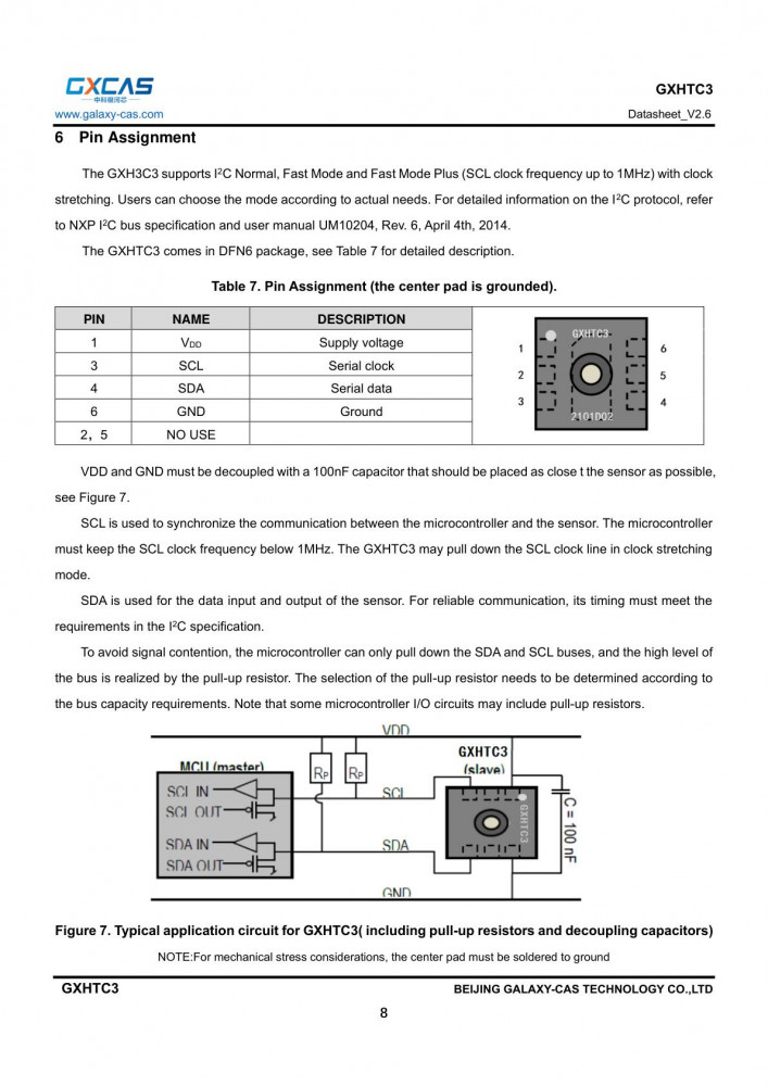 GXHTC3 datasheet page 8