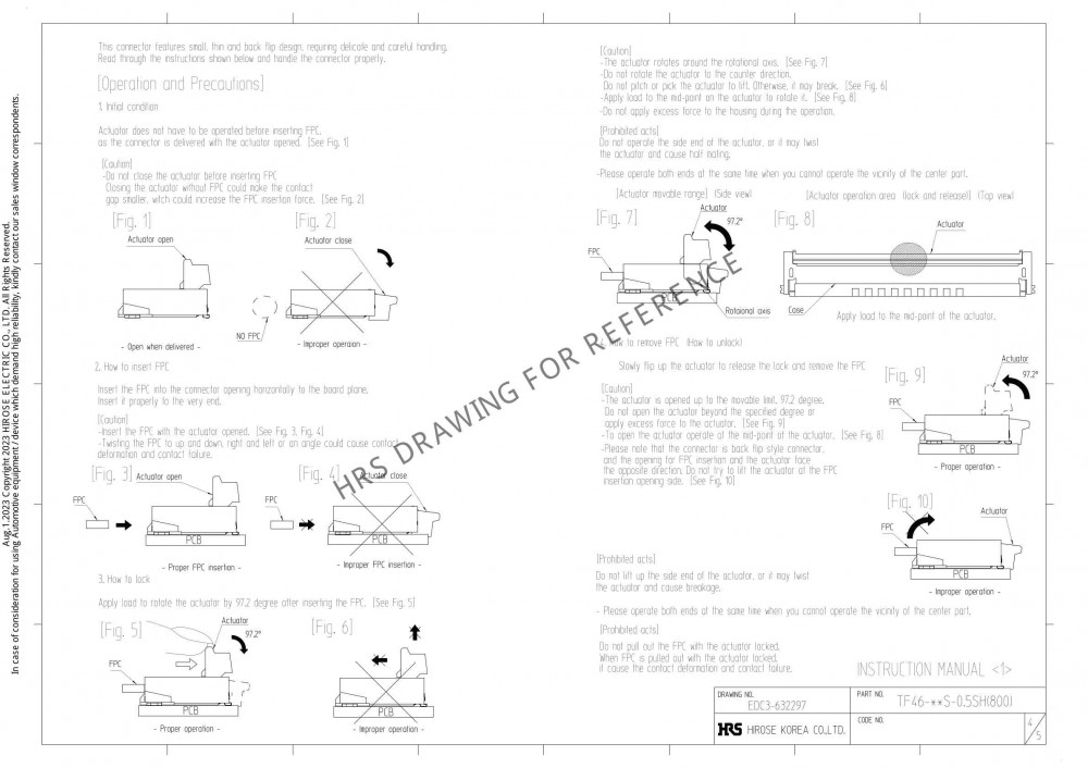 TF46 instruction manual page 2