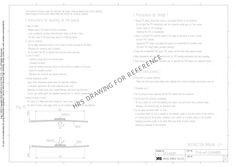 TF46 instruction manual page 3