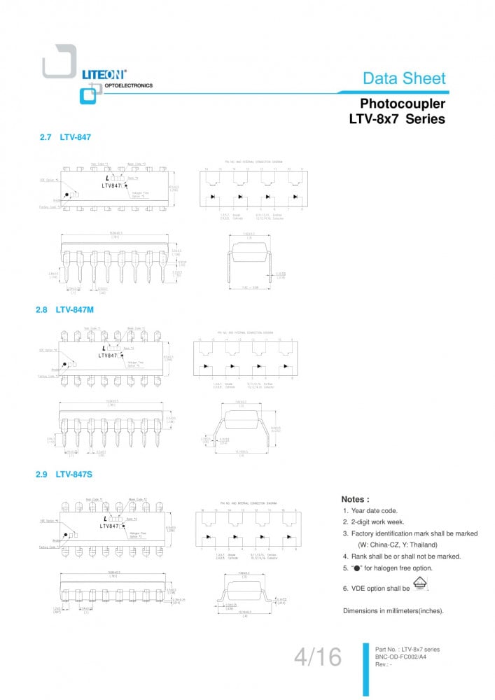 LTV-817 datasheet page 5