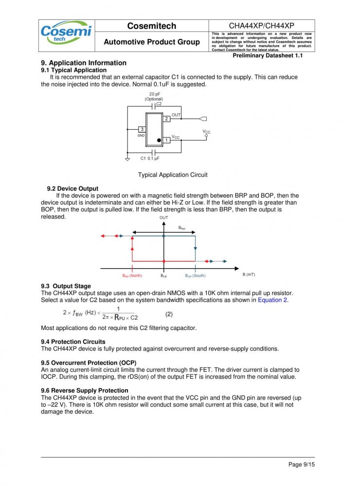 CH441PTB datasheet page 9