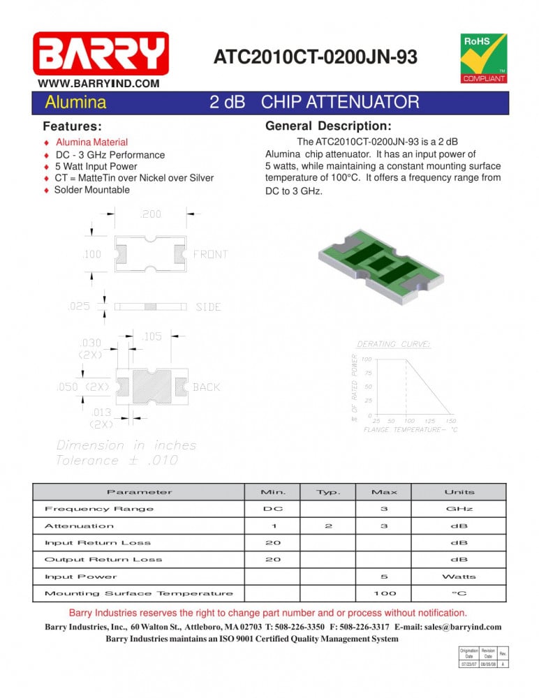 ATC2010CT-0200JN-93TR technical document page