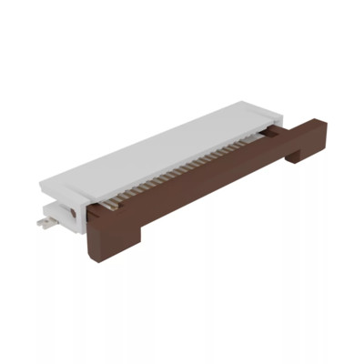 Easy-On FFC/FPC Connector, 0.50mm Pitch, Slider Series, Right-Angle, Bottom Contact, 2.00mm Height, 23 Circuits, Tin-Bismuth Plating for sale