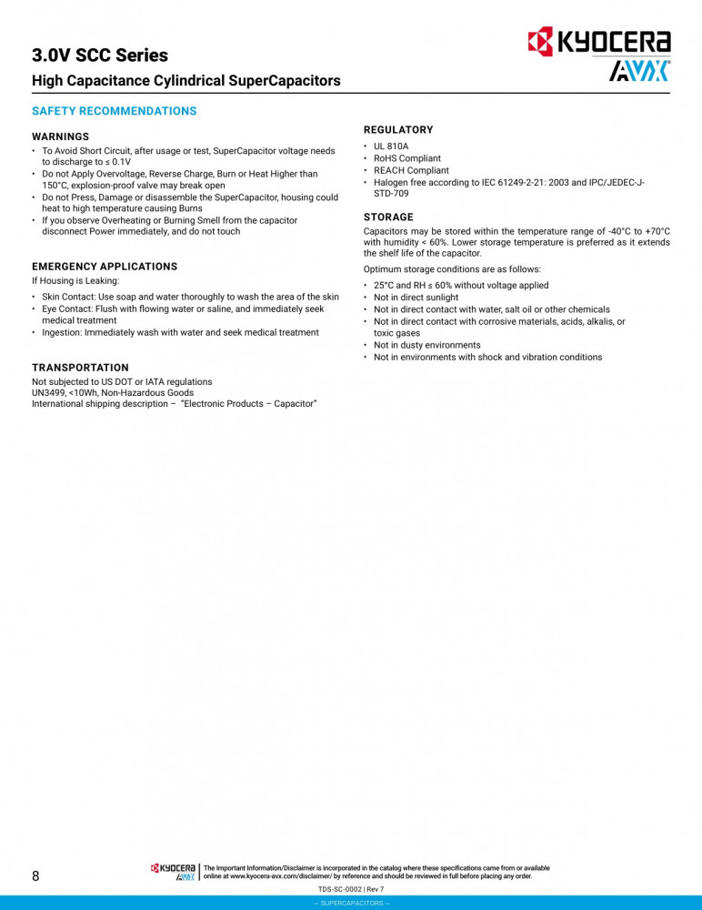 LEA NETWORKS SCC series datasheet page 8