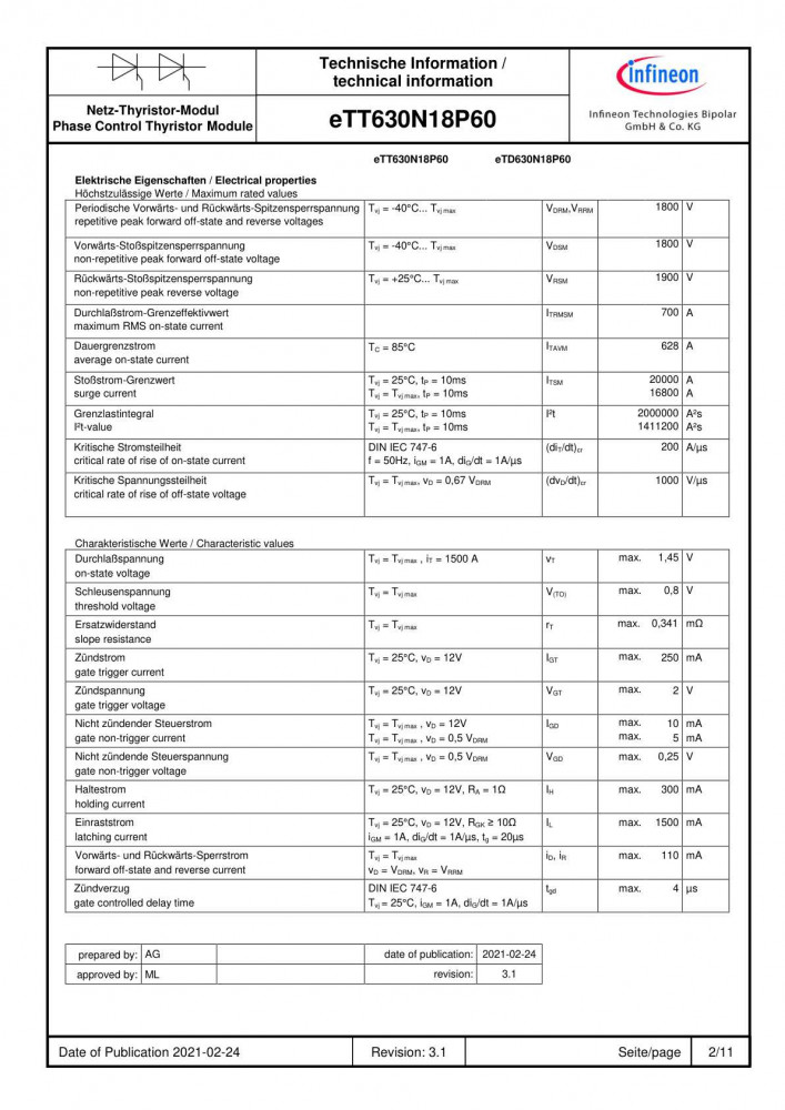 ETT630N18P60HPSA1 technical document page 2