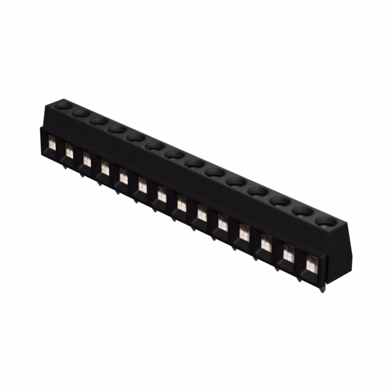 5.00mm Pitch Beau Eurostyle Low Profile, Single Level Modular Terminal Block, 14 Circuits for sale