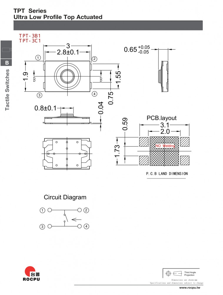 TPT-1B1 technical document page 4