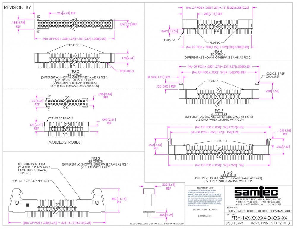 FTSH-105-01-F-D-K drawing page 2