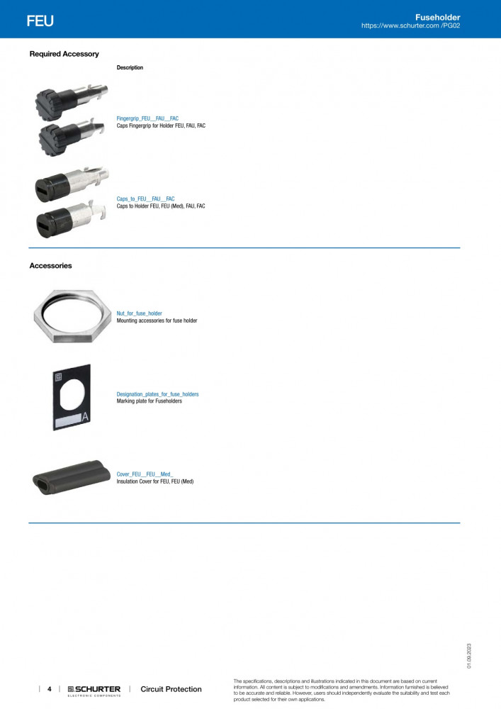 SCHURTER 0031.1766 technical document page 4