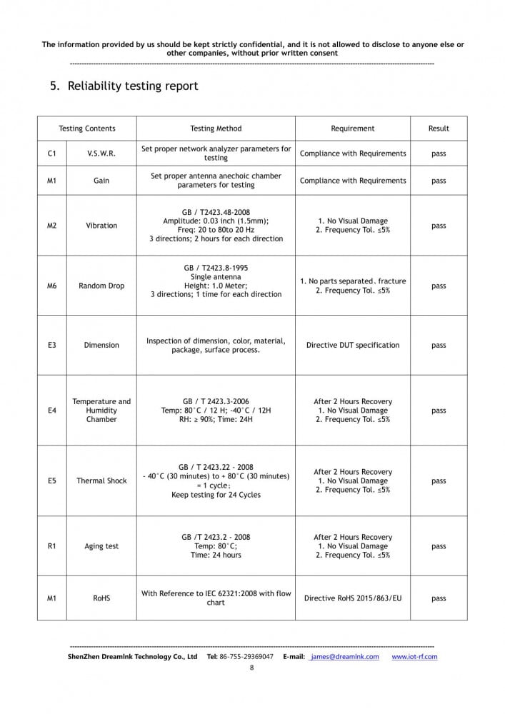 DL-X014-4G specification page 8