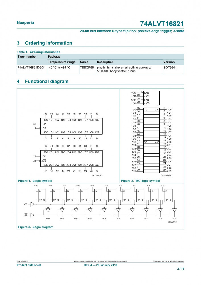 74ALVT16821DL,518 datasheet page 2