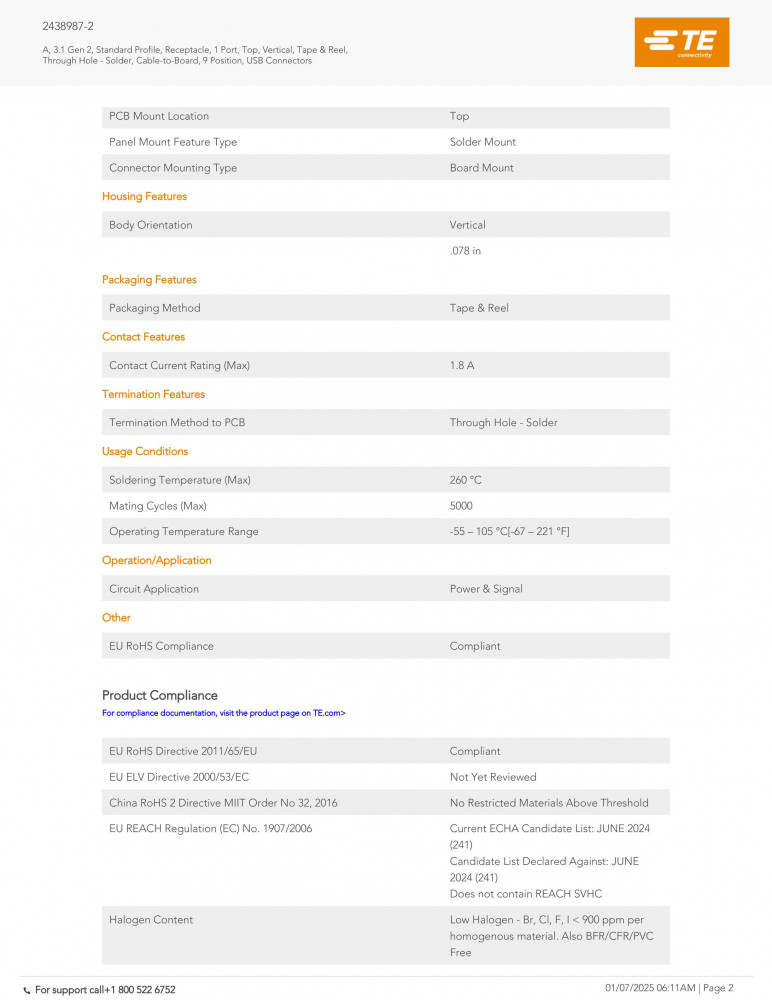 2438987-2 technical document page 2