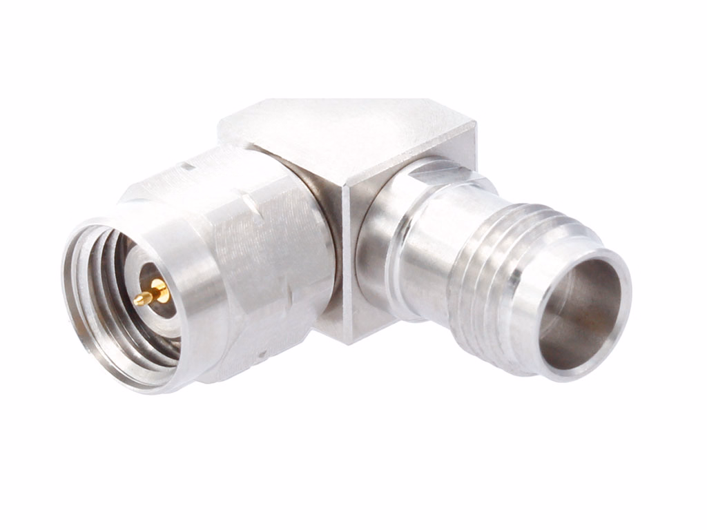 Precision Test Adapter, 2.4mm Plug-to-2.4mm Jack, Straight, Passivated, 50 GHz, 50 Ohms