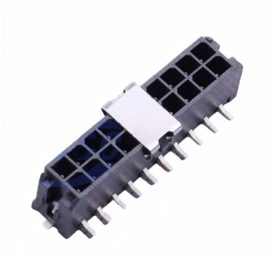 HanElectricity MX3.0-2x8ALT Male Pin Header, 2x8 Pin Dual Row Connector for PCB Mounting