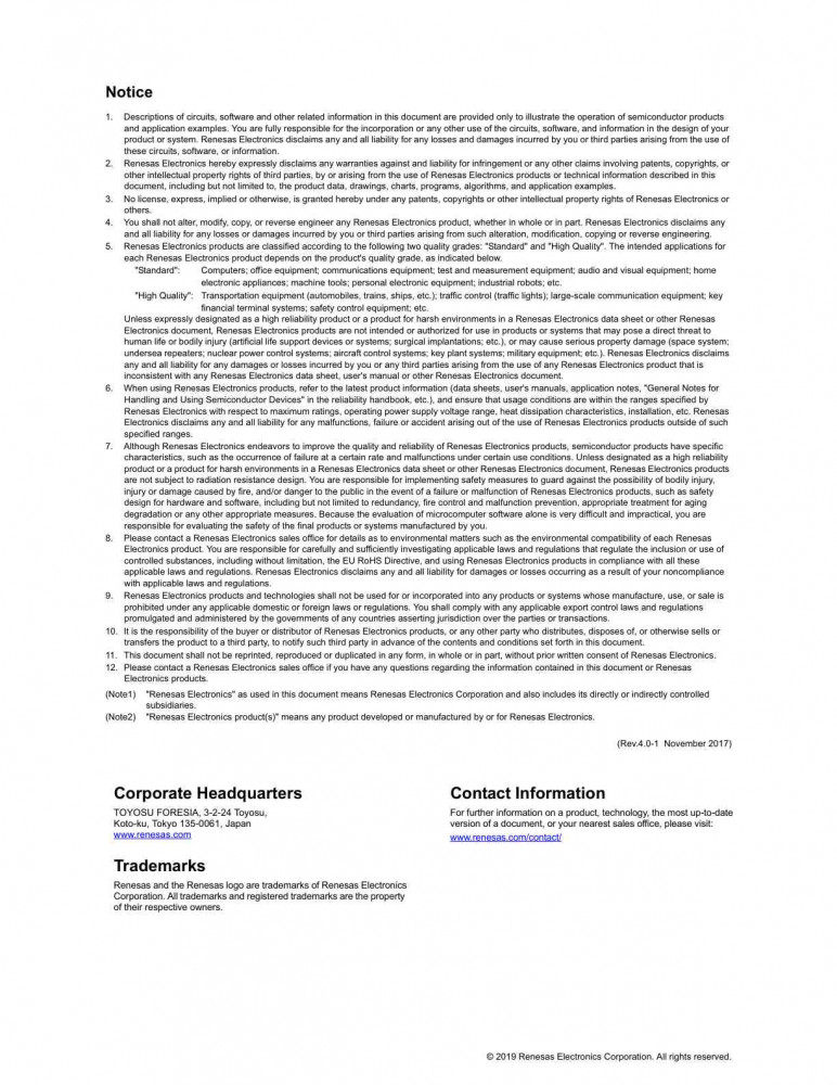 RENESAS video decoder document page 3