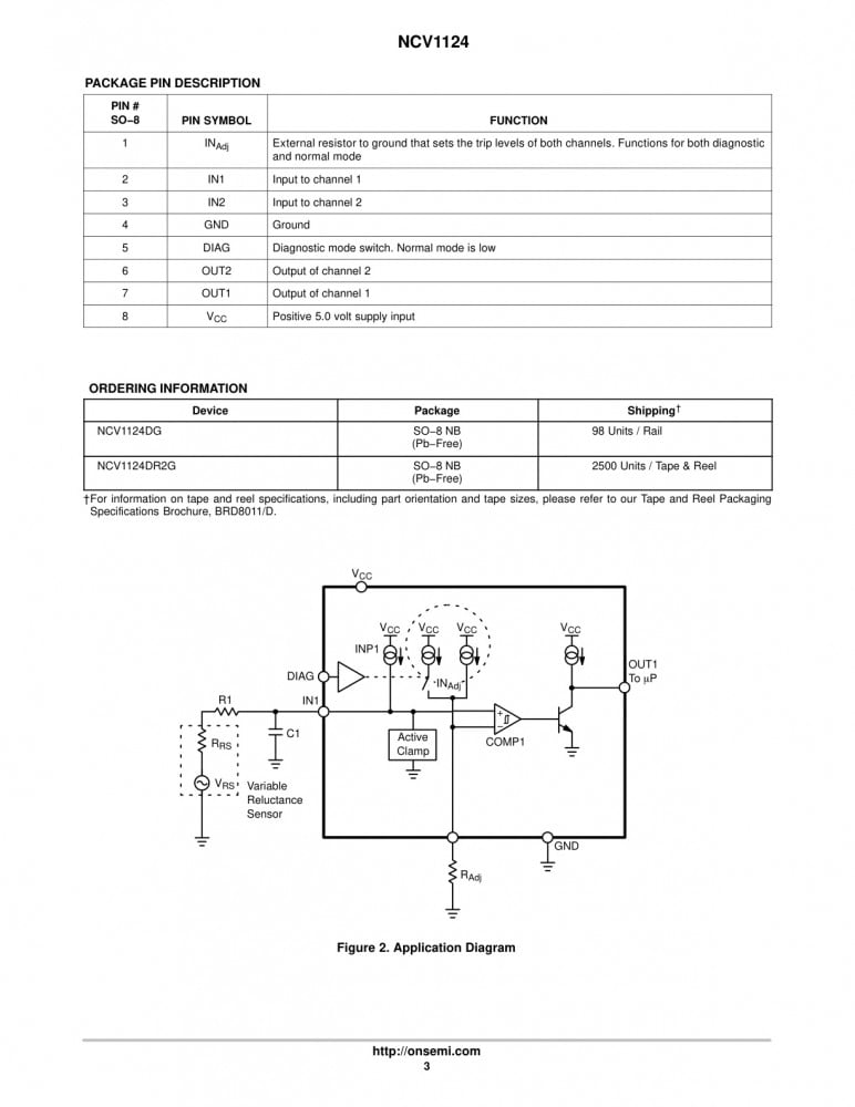 NCV1124DR2G datasheet page 3