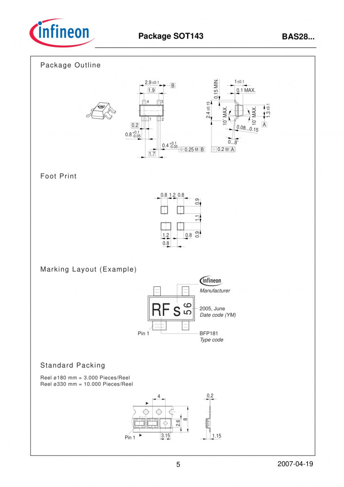 BAS28W datasheet page 5
