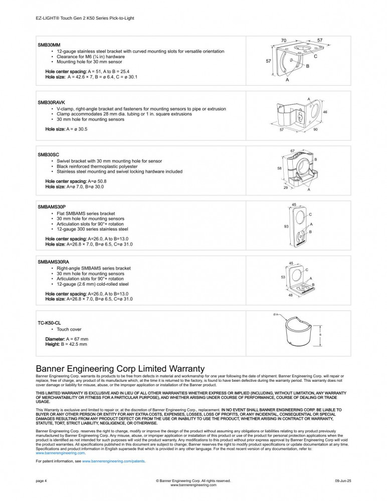 K50 series technical document page 4