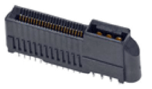 EdgeLine ESP Vertical Connector, 12.5 Gbps, 0.80mm Pitch, 1.57mm PCB Thickness, 30.0A Power Module, 46 Circuits, 2 Power Circuits for sale