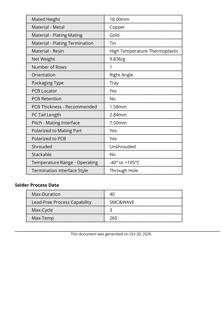 MOLEX 464371259 technical document image 3